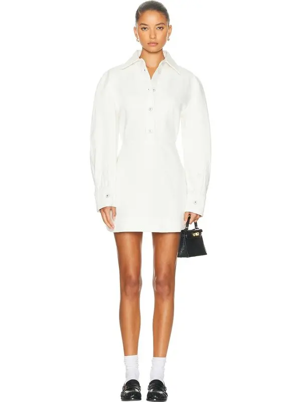 Givenchy Short Denim Dress - Off White