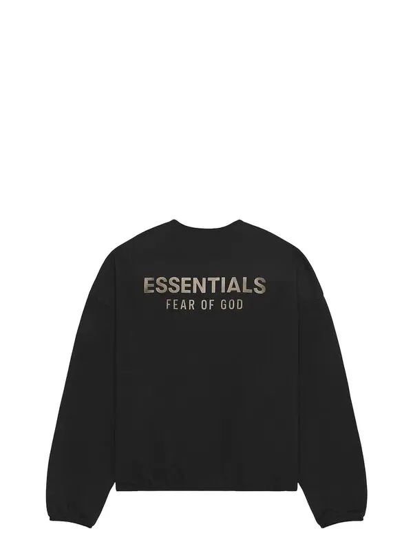 Fear Of God Modern Fit Fleece Crewneck - Jet Black