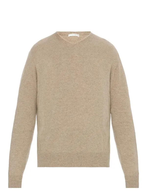 THE ROW Rod Cashmere Sweater - Taupe