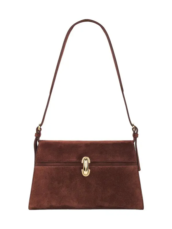 Savette Symmetry Shoulder Bag - Espresso