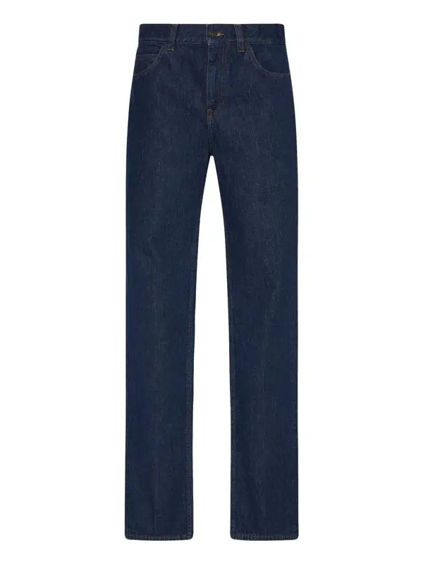 THE ROW Carlyl Jean In Cotton - Indigo