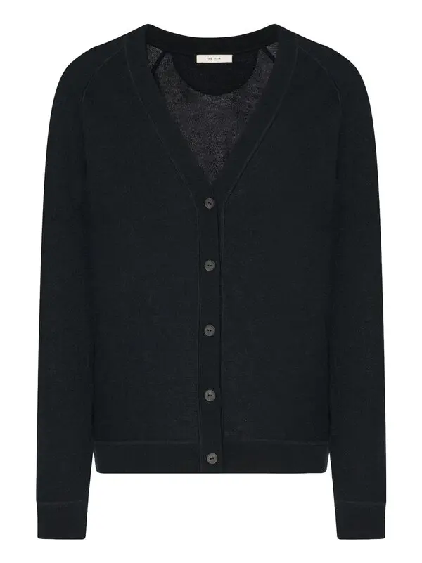 THE ROW Liberty Cashmere Cardigan - Black