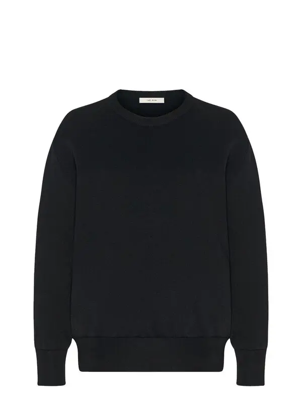 THE ROW Laine Jersey Sweatshirt - Black