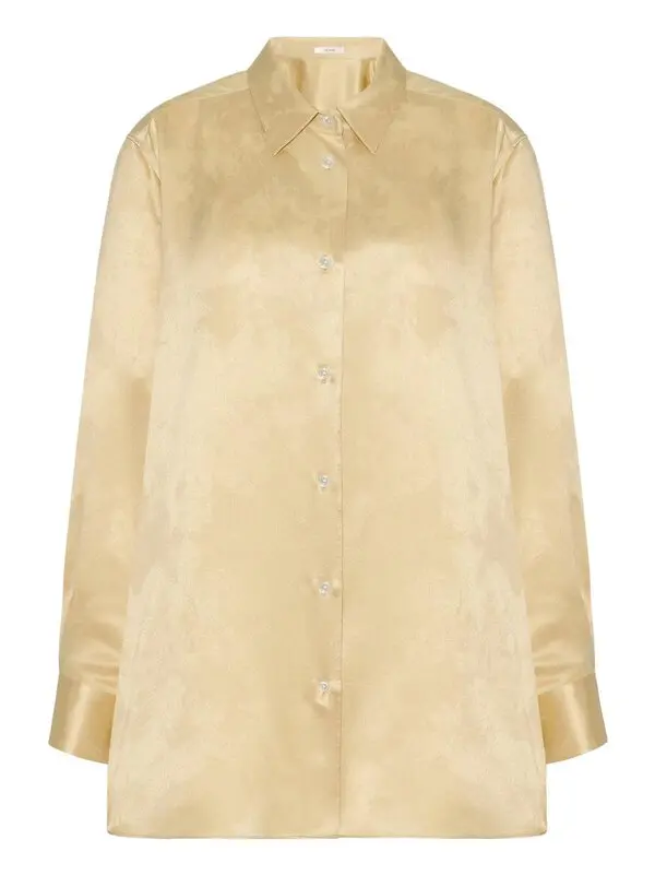 THE ROW Takara Silk Shirt - Sand