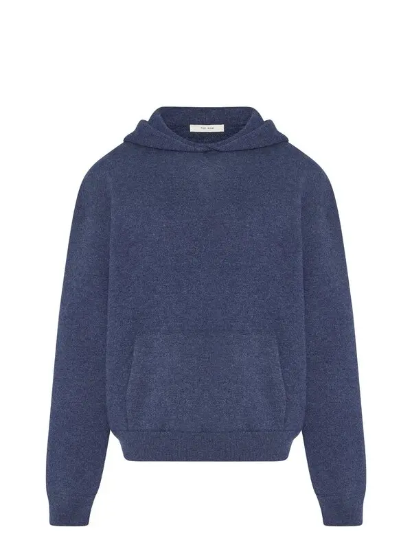 THE ROW Levine Cashmere Sweatshirt - Blue Melange