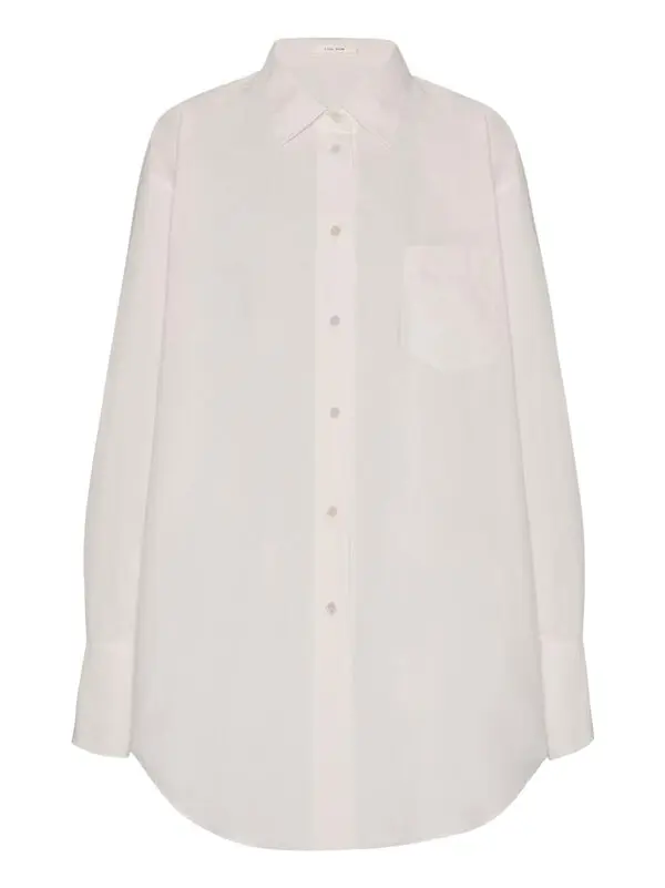 THE ROW Ment Shirt In Cotton - White