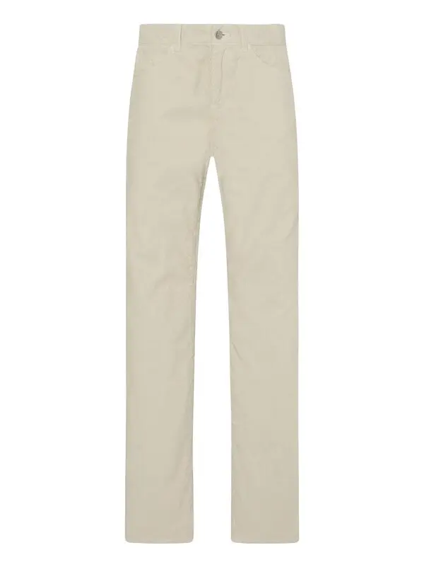 THE ROW Carlyl Corduroy Pant - Ice