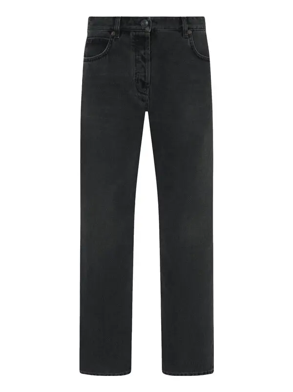 THE ROW Riaco Cotton Denim Jean - Faded Black