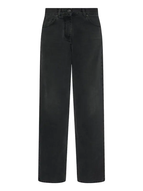 THE ROW Clair Jean In Cotton - Faded Black