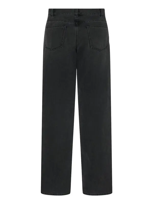 THE ROW Clair Jean In Cotton - Faded Black