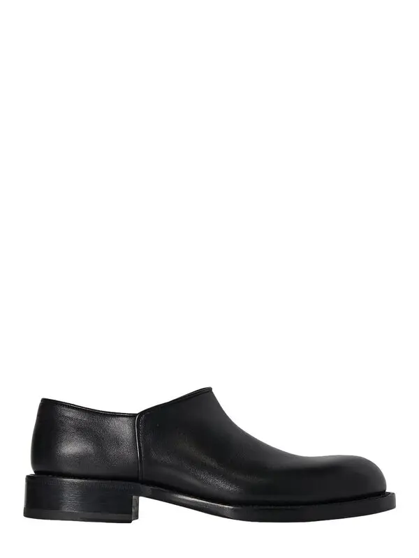 THE ROW Nobilis Leather Shoe Boot - Black
