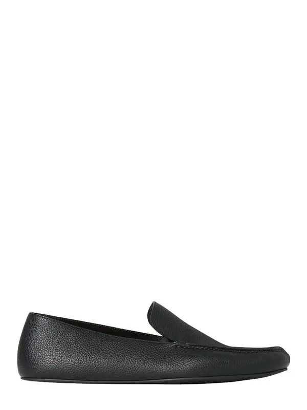 THE ROW Leo Slipper - Black