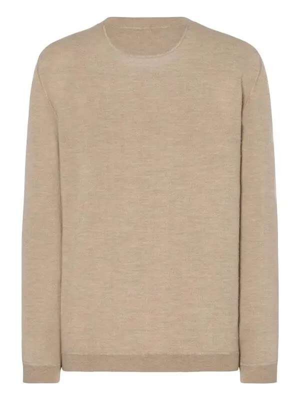 THE ROW Lorelei Cashmere Sweater - Beige Melange