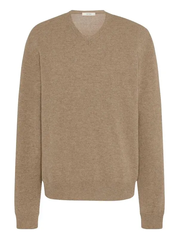 THE ROW Rod Cashmere Sweater - Taupe