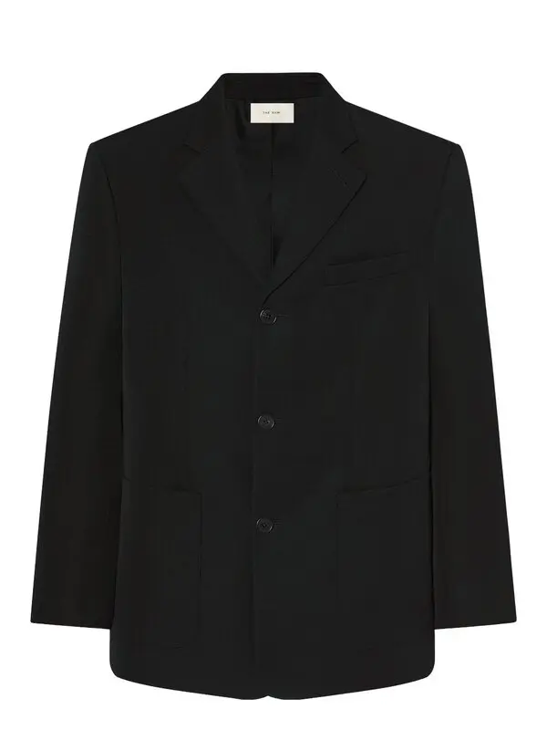 THE ROW Caelum Jacket In Virgin Wool - Black
