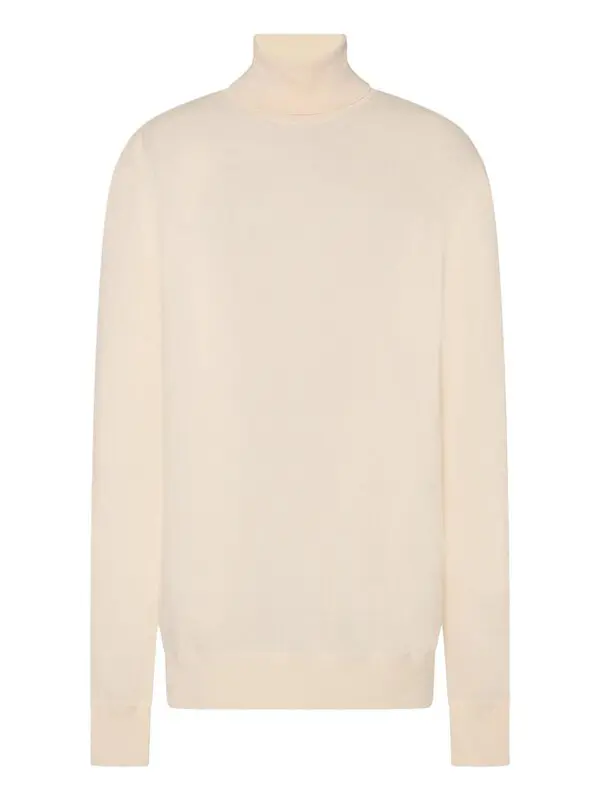 THE ROW Lizzy Cashmere Turtleneck - Ivory
