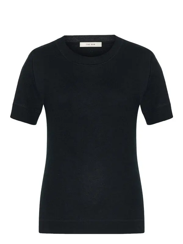 THE ROW Linnea Cashmere Top - Black