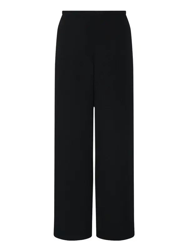 THE ROW Roger Silk Pant - Black