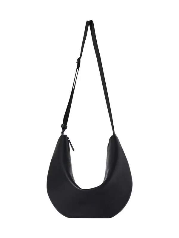 THE ROW Crescent Crossbody Bag - Black