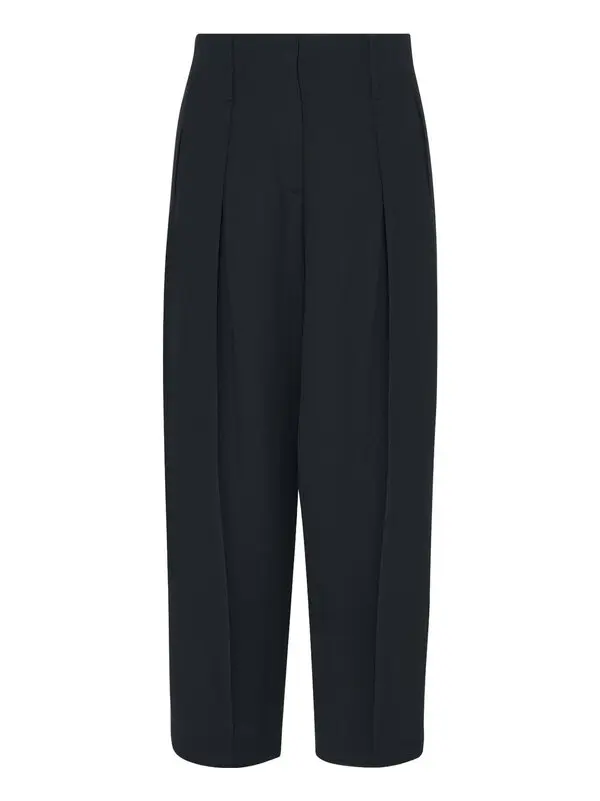 THE ROW Tamarind Pant In Viscose And Silk - Vintage Black