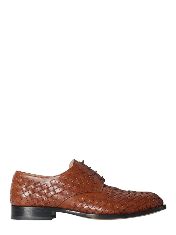 THE ROW Novus Derby Shoe - Cognac