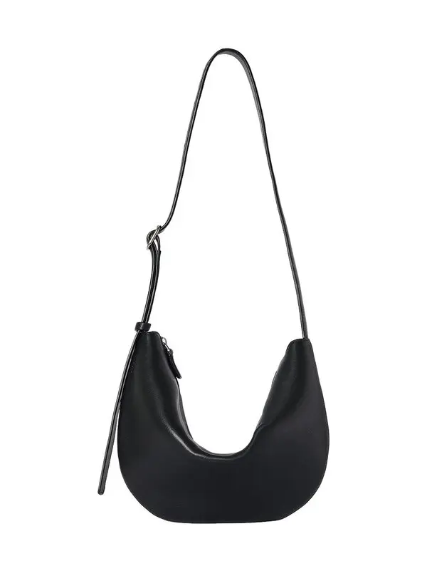 THE ROW Jouvette Leather Bag - Black