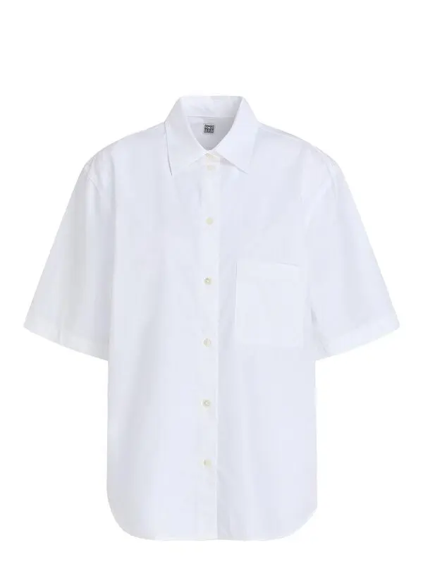 TOTEME Cotton-poplin Shirt - White