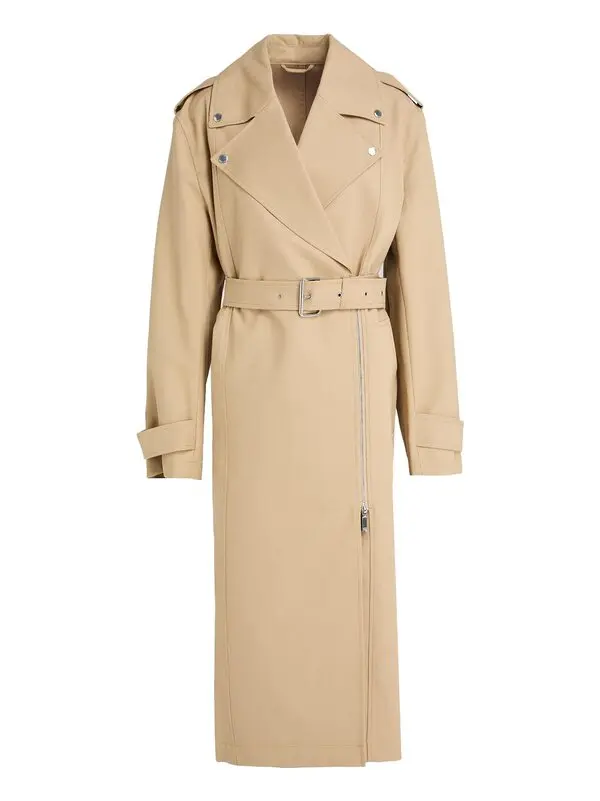 TOTÊME Cotton Trench Coat - Beige