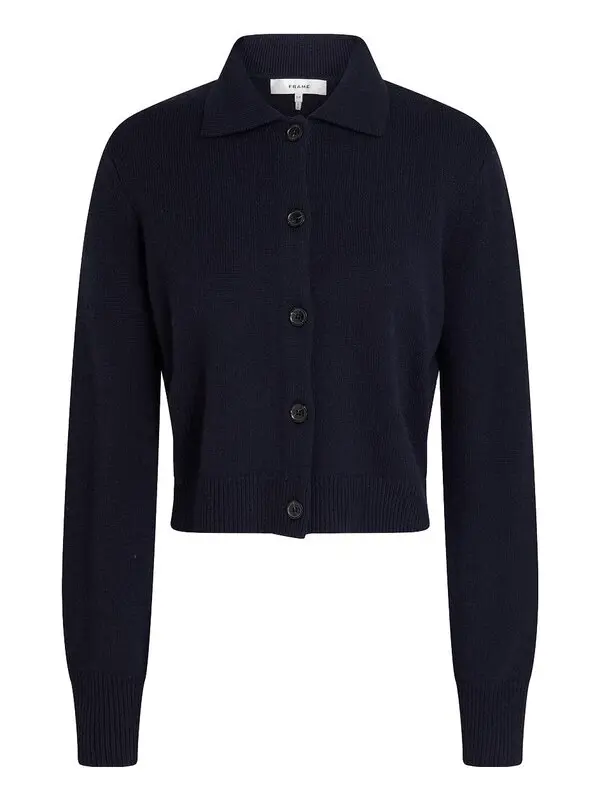 FRAME Cashmere Cardigan - Navy