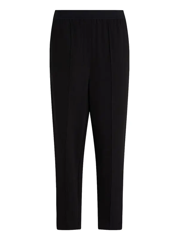 TOTEME Crepe Tapered Pants - Black