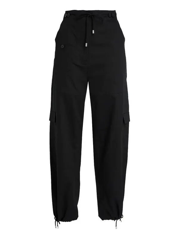 TOTEME Cotton-twill Cargo Pants - Black