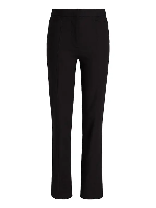 TOTEME Ponte Slim-leg Pants - Black