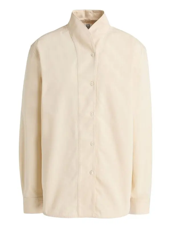 TOTEME Cotton-twill Shirt - Cream