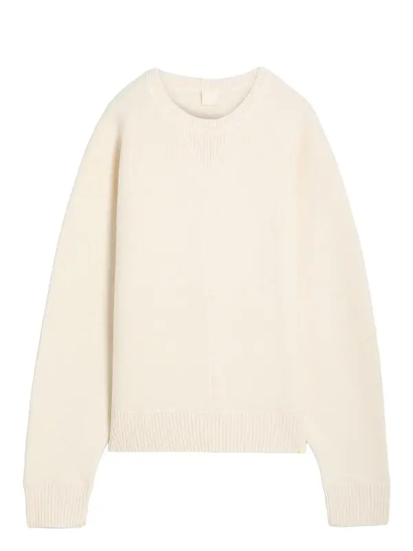 TOTEME Cashmere-blend Sweater - Ecru
