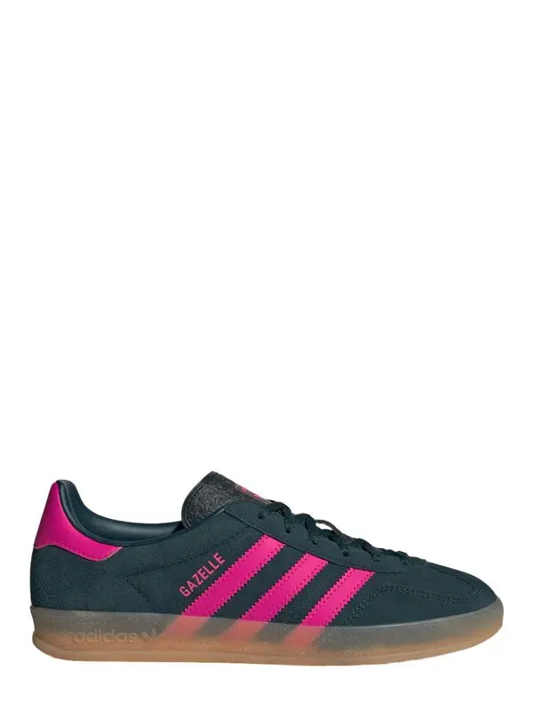 Adidas Gazelle Indoor Sneakers - Aurora Ivy / Shock Pink / Gum