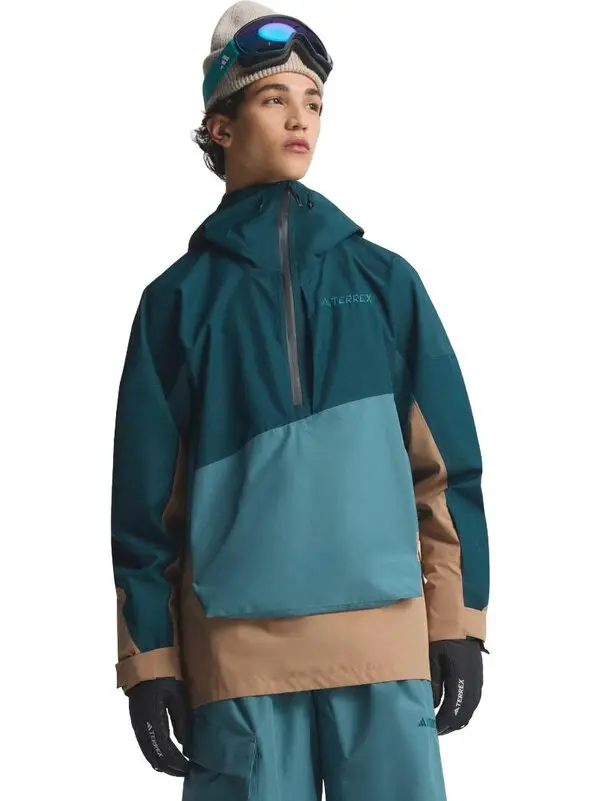 Adidas Xploric 2 Layer Lined Climaproof Anorak - Preloved Teal / Aurora Ivy / Cardboard