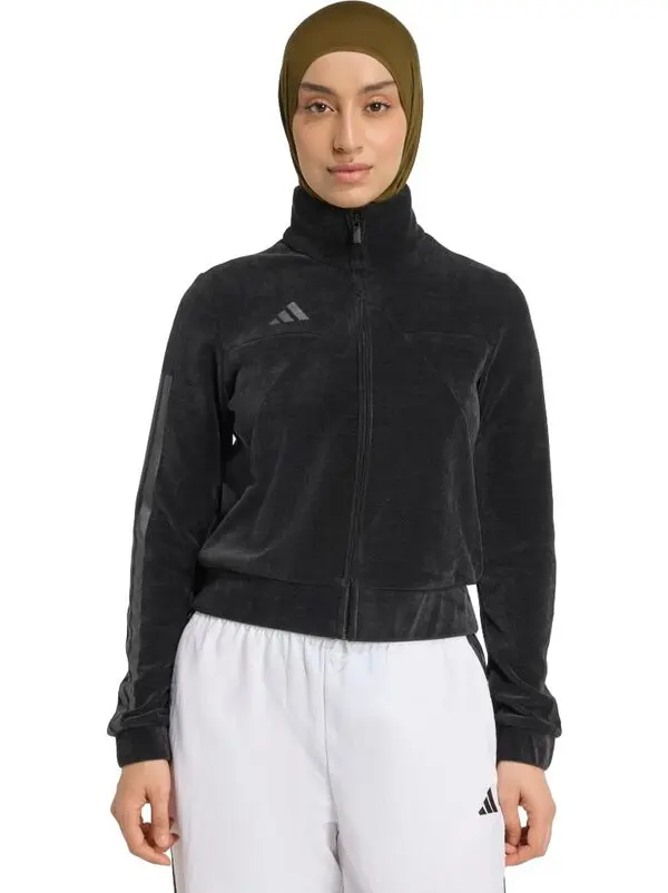 Adidas Tiro Velour Track Top - Black
