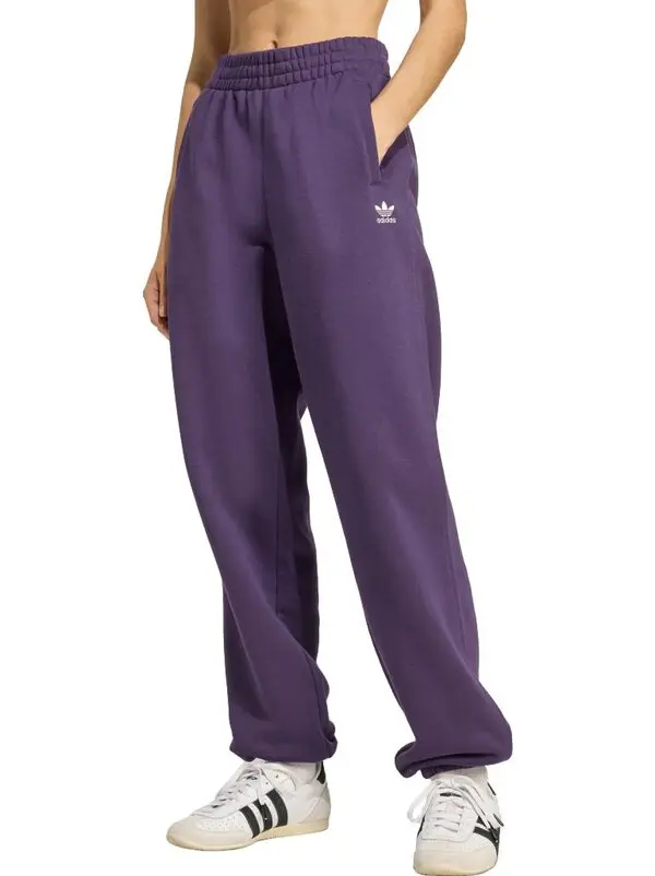 Adidas Essentials Fleece Loose Joggers - Aurora Plum