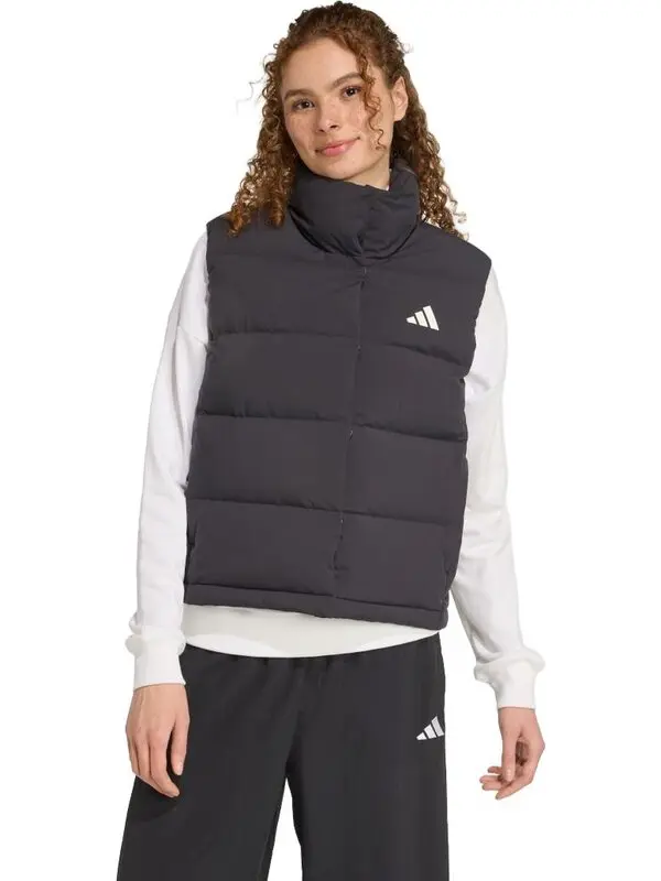 Adidas Helionic Climawarm Relaxed Down Vest - Black