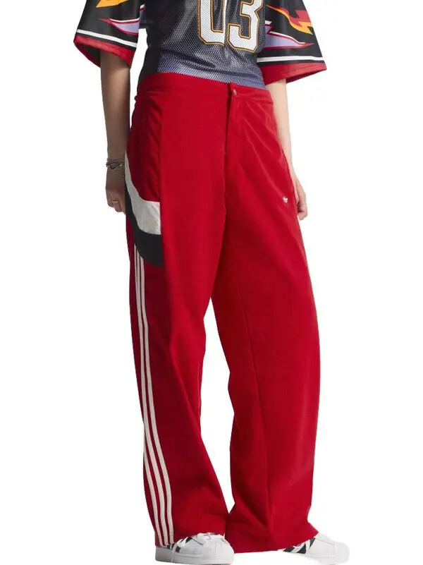 Adidas Blocking Track Pants - Better Scarlet / Better Scarlet / Off White / Black
