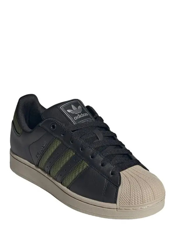 Adidas Superstar Ii Sneakers - Core Black / Tech Olive / Wonder Beige