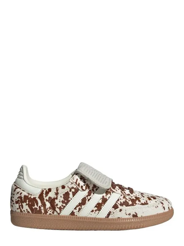 Adidas Cow Print Samba Sneakers With Long Tongue - Off White / Lucid Pink / Gum