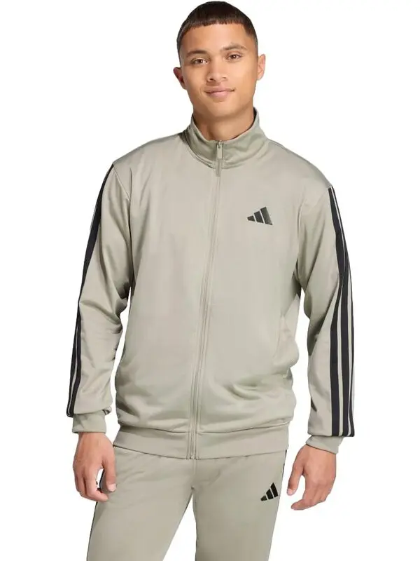 Adidas 3-stripes Tricot Regular Track Jacket - Silver Pebble