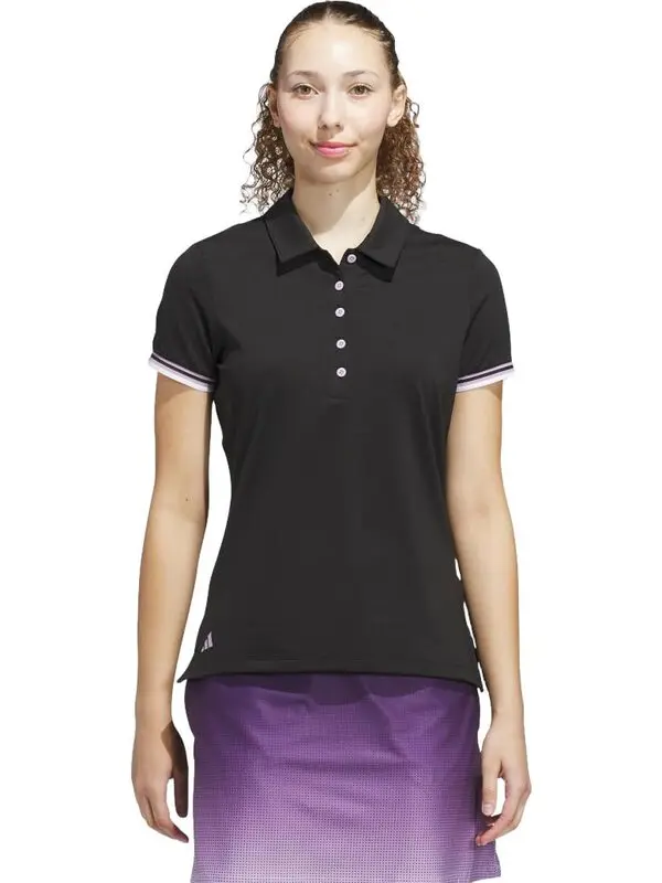 Adidas Ultimate365 Short Sleeve Polo Shirt - Black