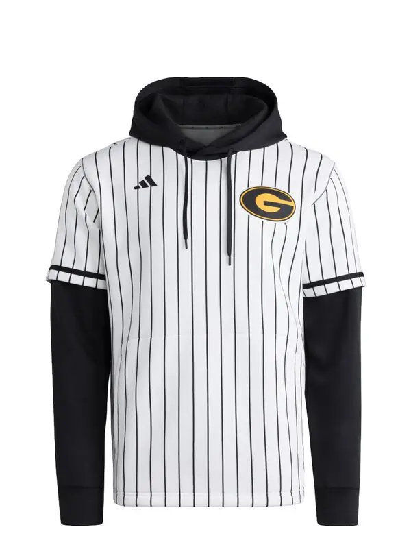 Adidas Grambling State Tigers Baseball Hooded Jersey - White / Black