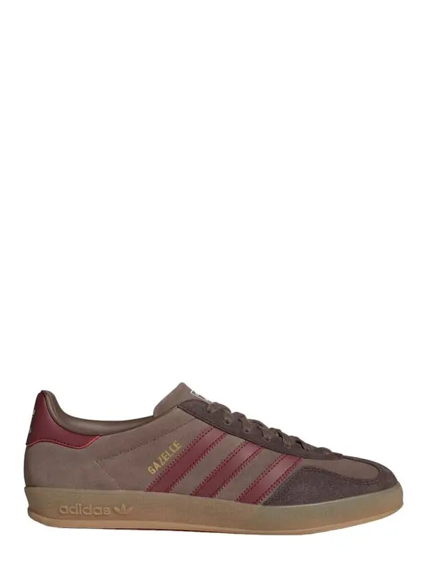 Adidas Gazelle Indoor Sneakers - Earth Strata / Shadow Red / Dark Brown