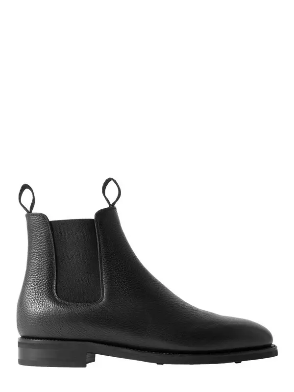 MORJAS Full-grain Leather Chelsea Boots - Black
