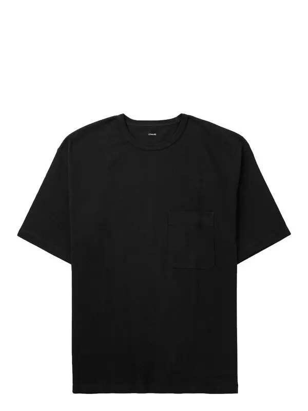 LEMAIRE Cotton-jersey T-shirt - Black