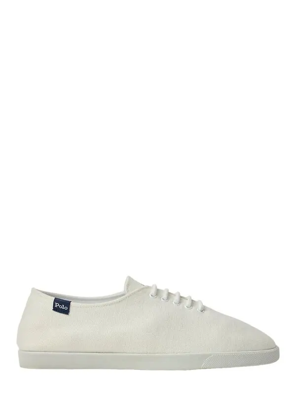 Ralph Lauren Cotton Canvas Low-profile Sneakers - Deckwash White