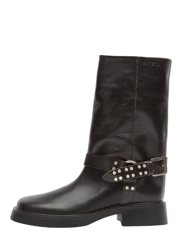 MIISTA Maitea Biker Boots - Black
